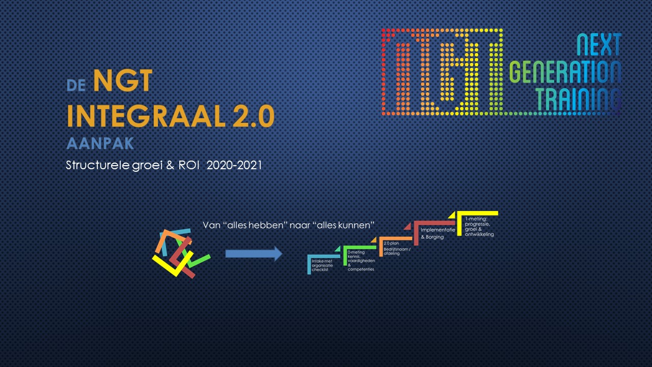 De Integrale 2.0 aanpak van Next Generation Training - NGT